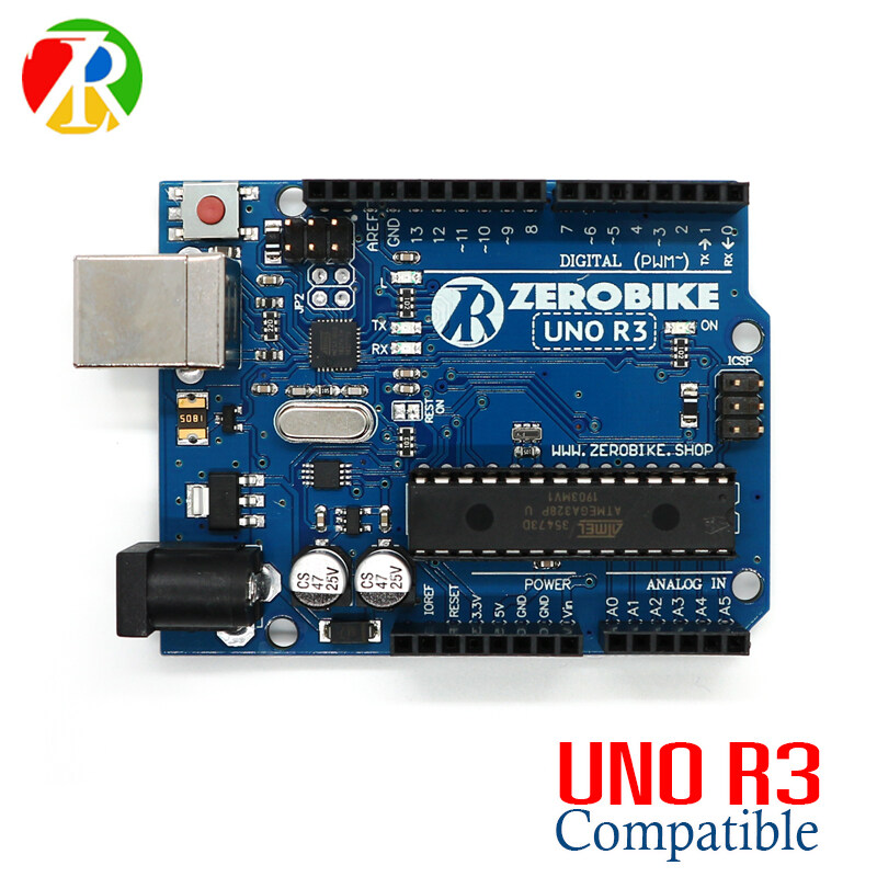ZEROBIKE ชุดเรียนรู้บอร์ด Arduino UNO R3 พร้อมกล่องใส่อุปกรณ์อย่างดี Arduino UNO R3 Projects ...